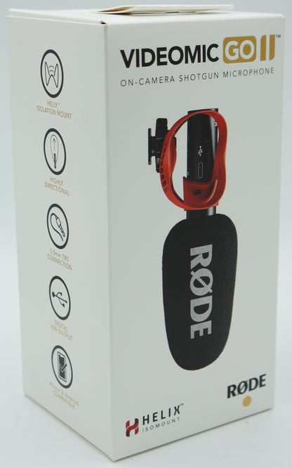 VideoMic GO II Lightweight Directional Microphone with Helix Mount